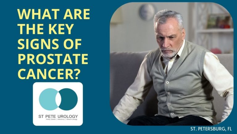 What are the key signs of prostate cancer? | St Pete Urology